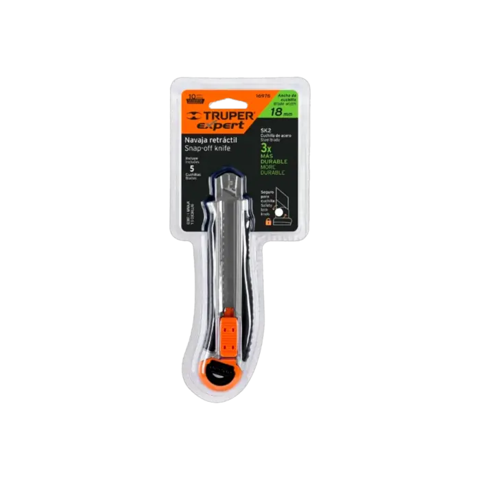 Cutter Truper Incluye 5 Cuchillas - CUT-6XX